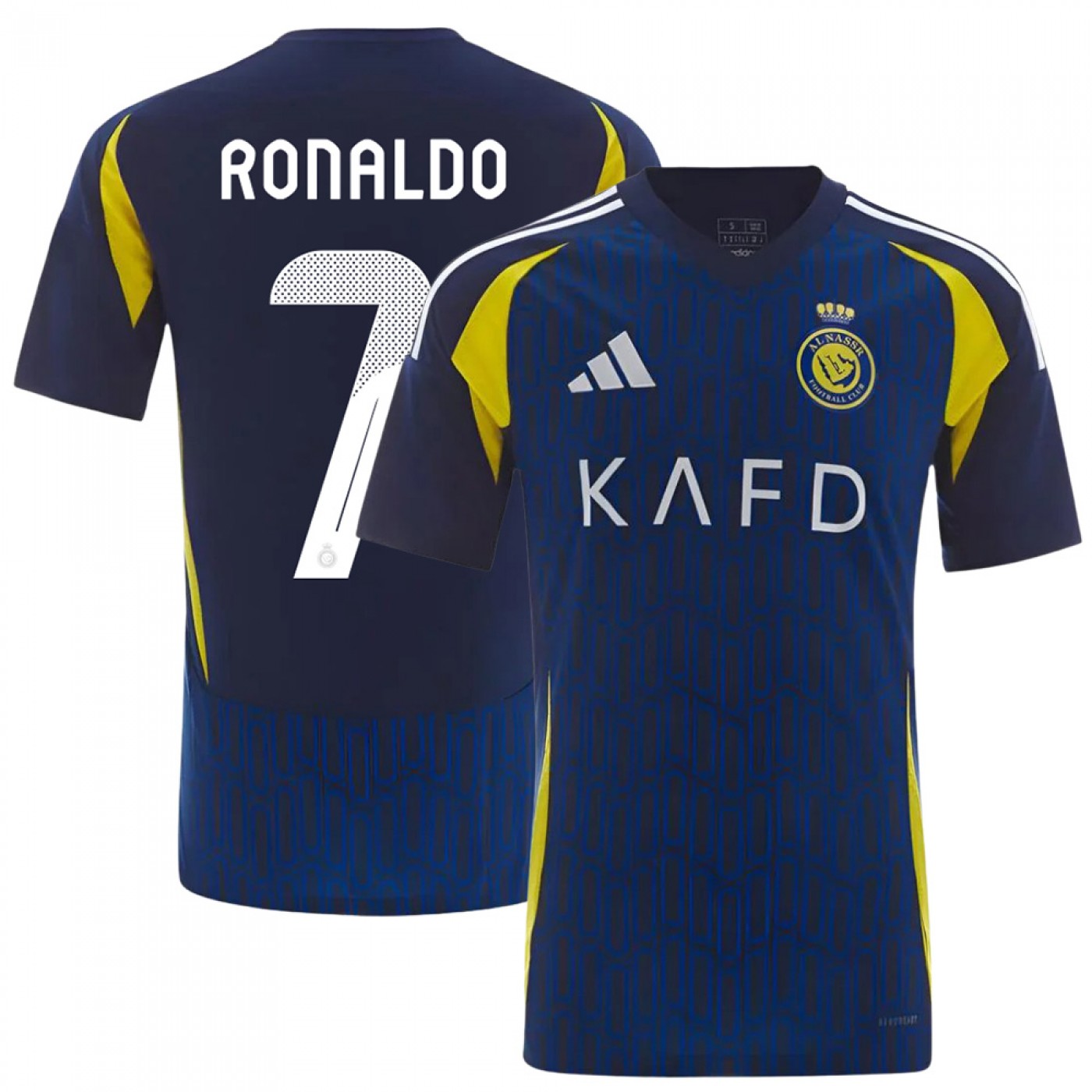 Al-Nassr : Al Nassr 2024/25 Away Shirt with Ronaldo 7
